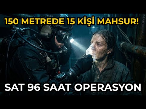 BATAN GEMİDE 15 MÜRETTEBATGİ MAHSURDU! SAT 150 Metre Derine İndi | 96 Saat Sürdü Hepsi Kurtarıldı 🌊
