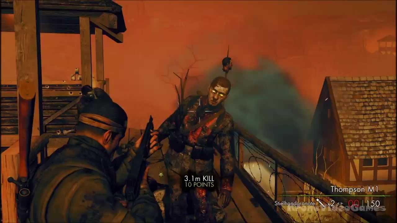 Sniper Elite: Nazi Zombie Army 2 Gameplay (PC HD) - YouTube