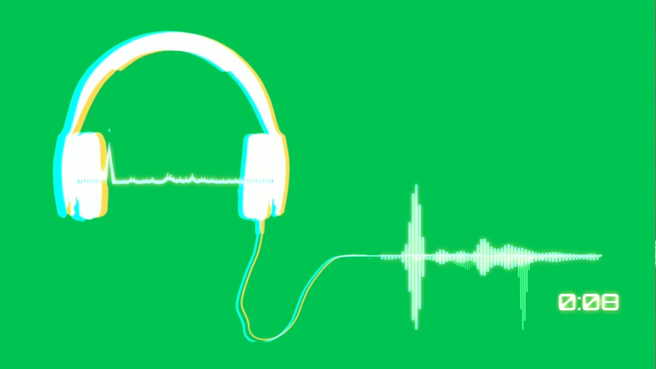 Mentahan Green screen musik headphone - YouTube