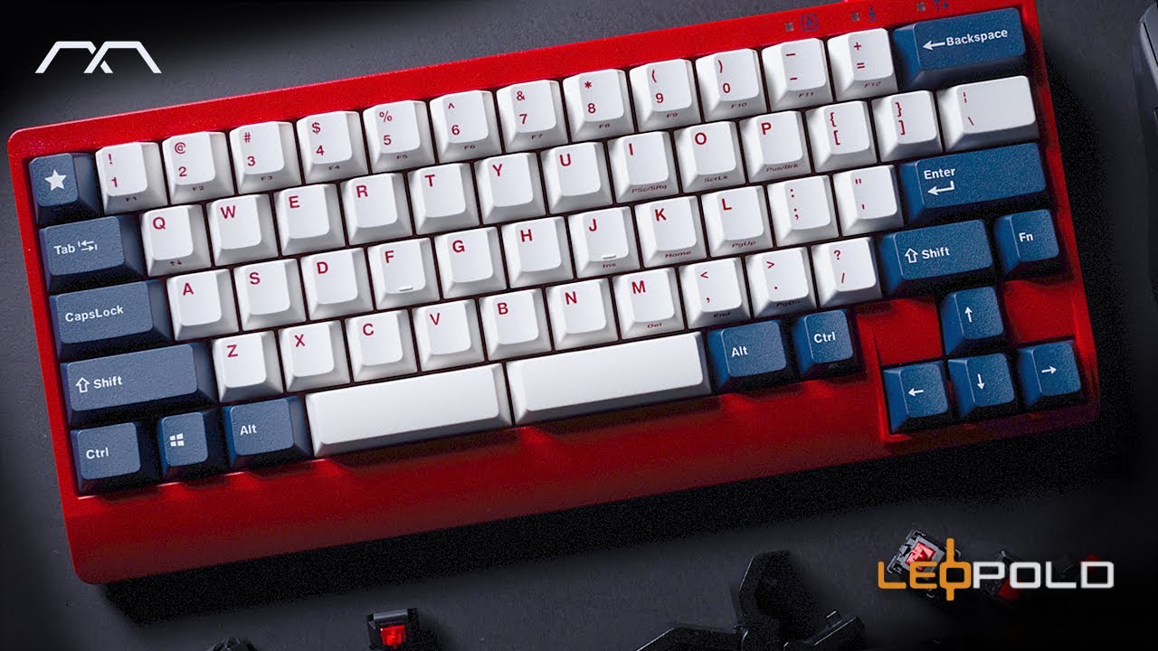 Leopold FC650MDS White Blue Star PD 65% - YouTube