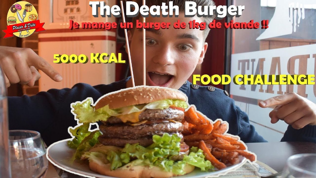 THE DEATH BURGER CHALLENGE | Je mange un Burger de 1kg de viande ...