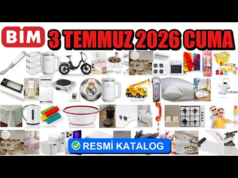 BİM 3 TEMMUZ 2026 CUMA AKTÜEL KATALOĞU | MUTFAK VE EV GEREÇLERİ | BİM İNDİRİMLERİ 🔥