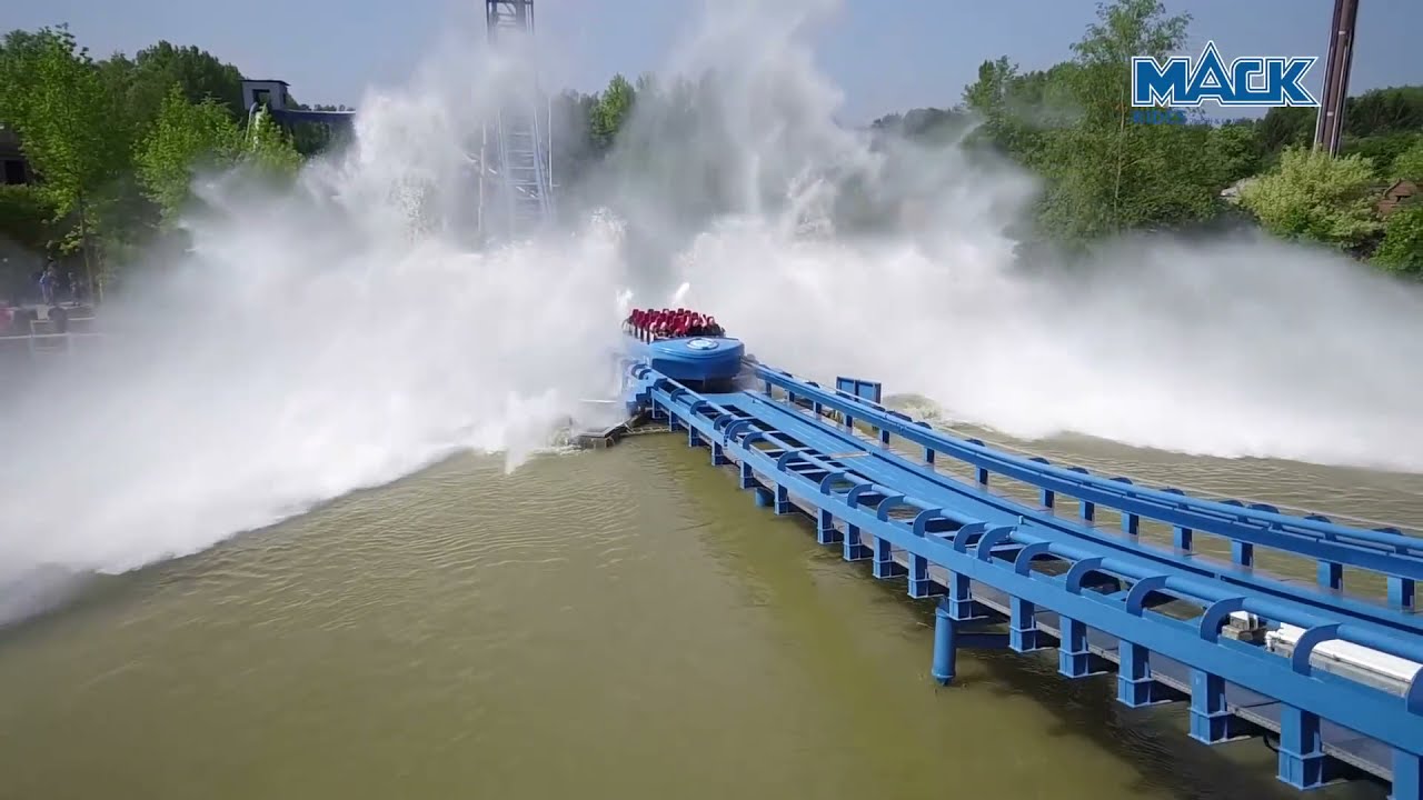 Six Flags St Louis - Markers Spotted At Tidal Wave Area - YouTube