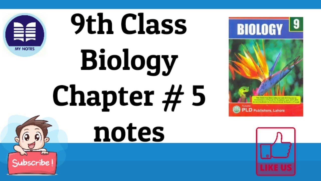 9th Class Biology chap#5 handwritten notes - YouTube