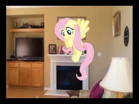 Fluttershy in the Living Room - YouTube