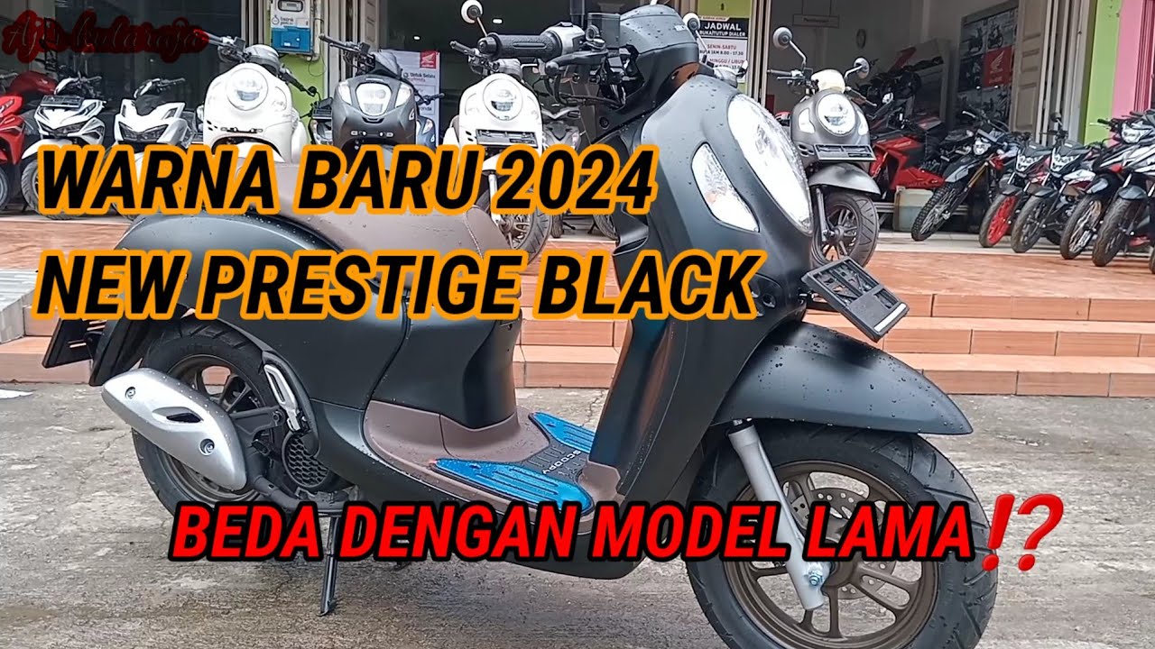 NEW SCOOPY 2024‼️PRESTIGE BLACK 👍#scoopy2024 #scoopy #hondabandaaceh ...