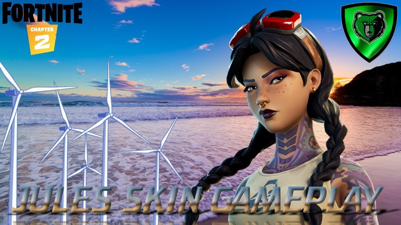 FORTNITE-JULES SKIN GAMEPLAY - YouTube