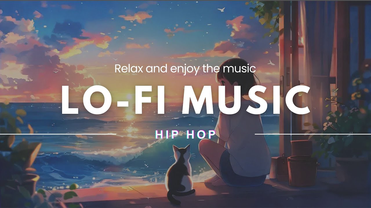 Sea lofi hip hop music 🌊 - Evening at sea with relaxing music to work ...