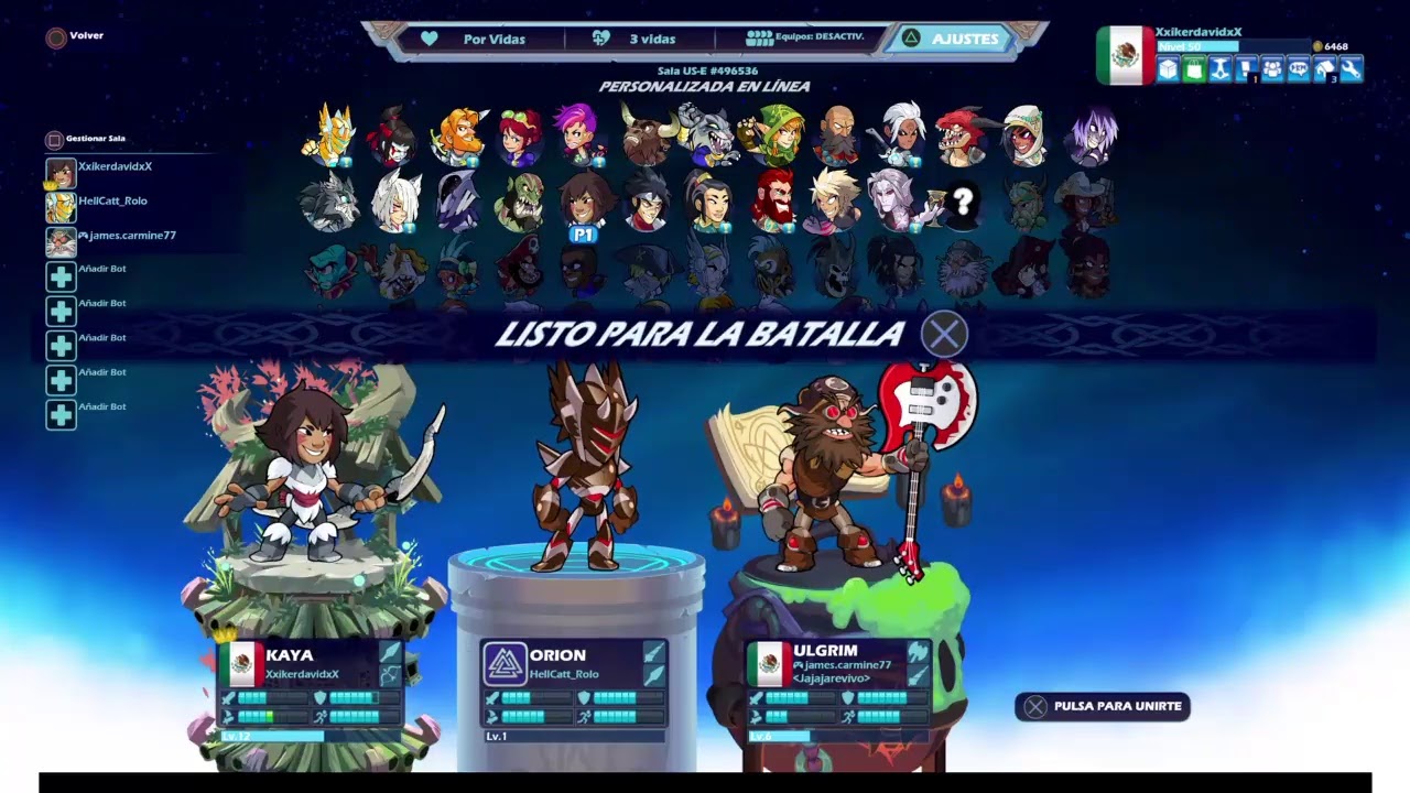 *ESPERANDO NUEVO COFRE E OFERTAS*BRAWLHALLA-XxikerdavidxX(Mexico) - YouTube