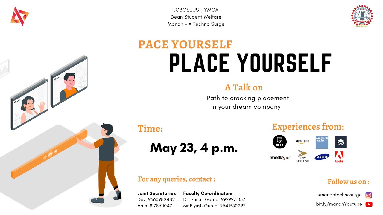 Pace Yourself, Place Yourself - YouTube