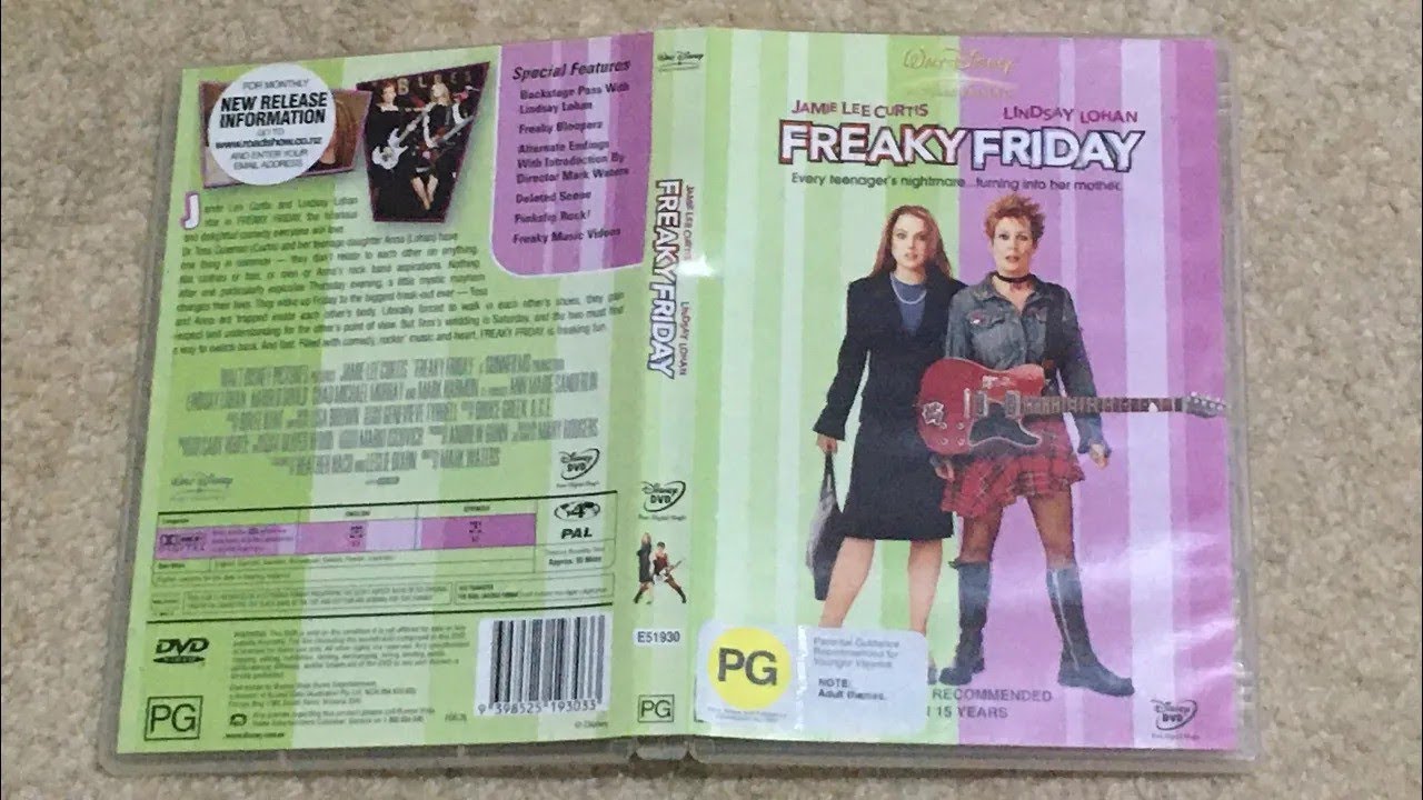 Opening and Closing To "Freaky Friday: 2003" (Walt Disney Home ...
