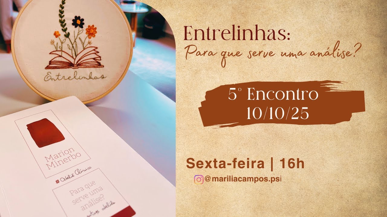 5º Encontro - Entrelinhas: Para que serve uma análise? - YouTube