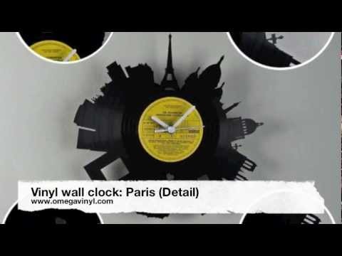 Omega Vinyl Wall Clocks - YouTube