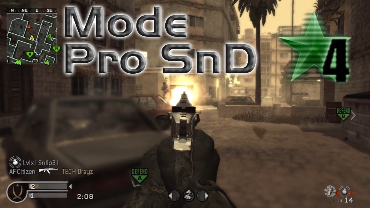 Mode Pro SnD sur COD4 - Règles et impressions ! - YouTube