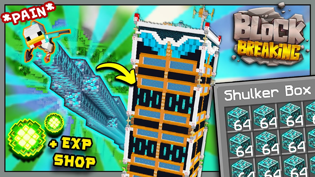 Mining 5000+ DIAMONDS for my BASE! - Block Breaking 2 #13 ( Minecraft ...
