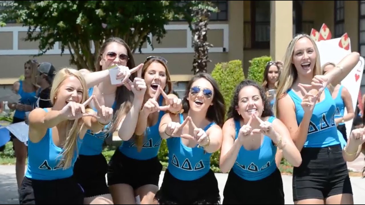 Tri Delta UCF Bid Day 2015 - YouTube