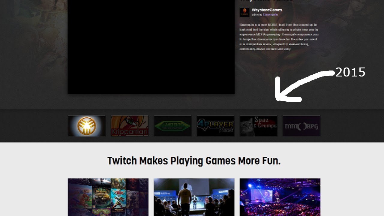 Twitch was wayyyy different in 2015!!! (The Wayback Machine) - YouTube