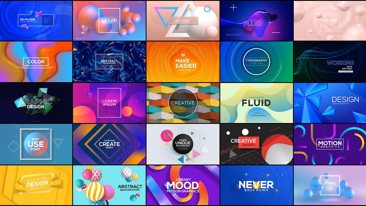 Abstract Typography for After Effects | Responsive Design - YouTube