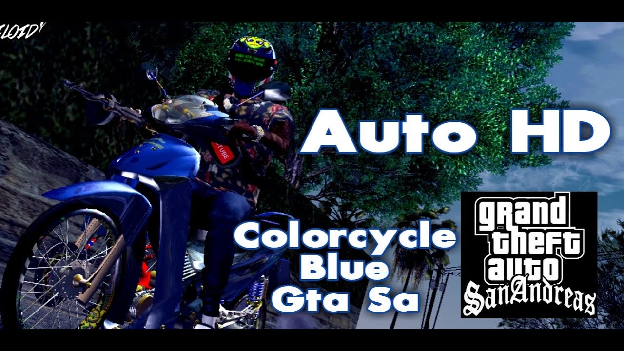 [SHARE] COLORCYCLE BLUE DARK GTA SA AUTO HD | GTA SA MOBILE - YouTube