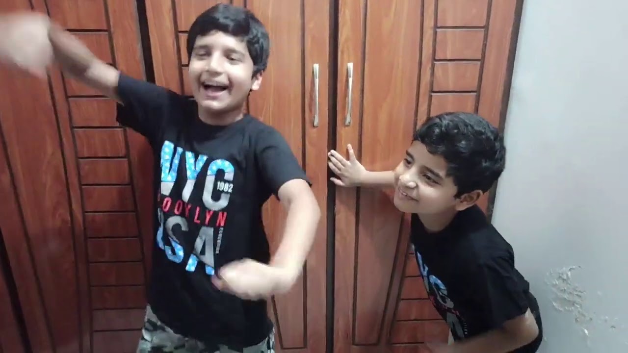 try not to laugh - water challenge - Burhan and Eshan - Happy Birds ...