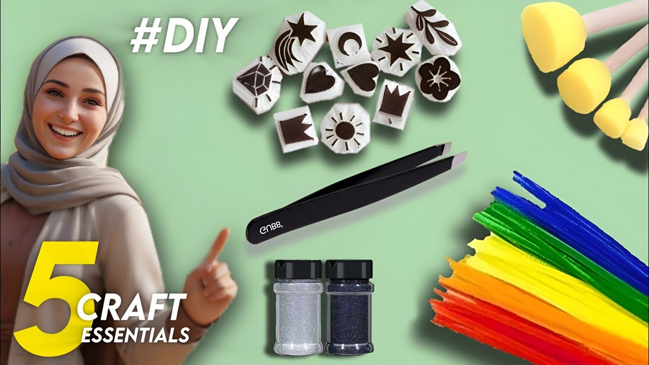 DIY 5 Craft Materials in Home ️🖌️In Easy Way😍#diy#art#craft# ...