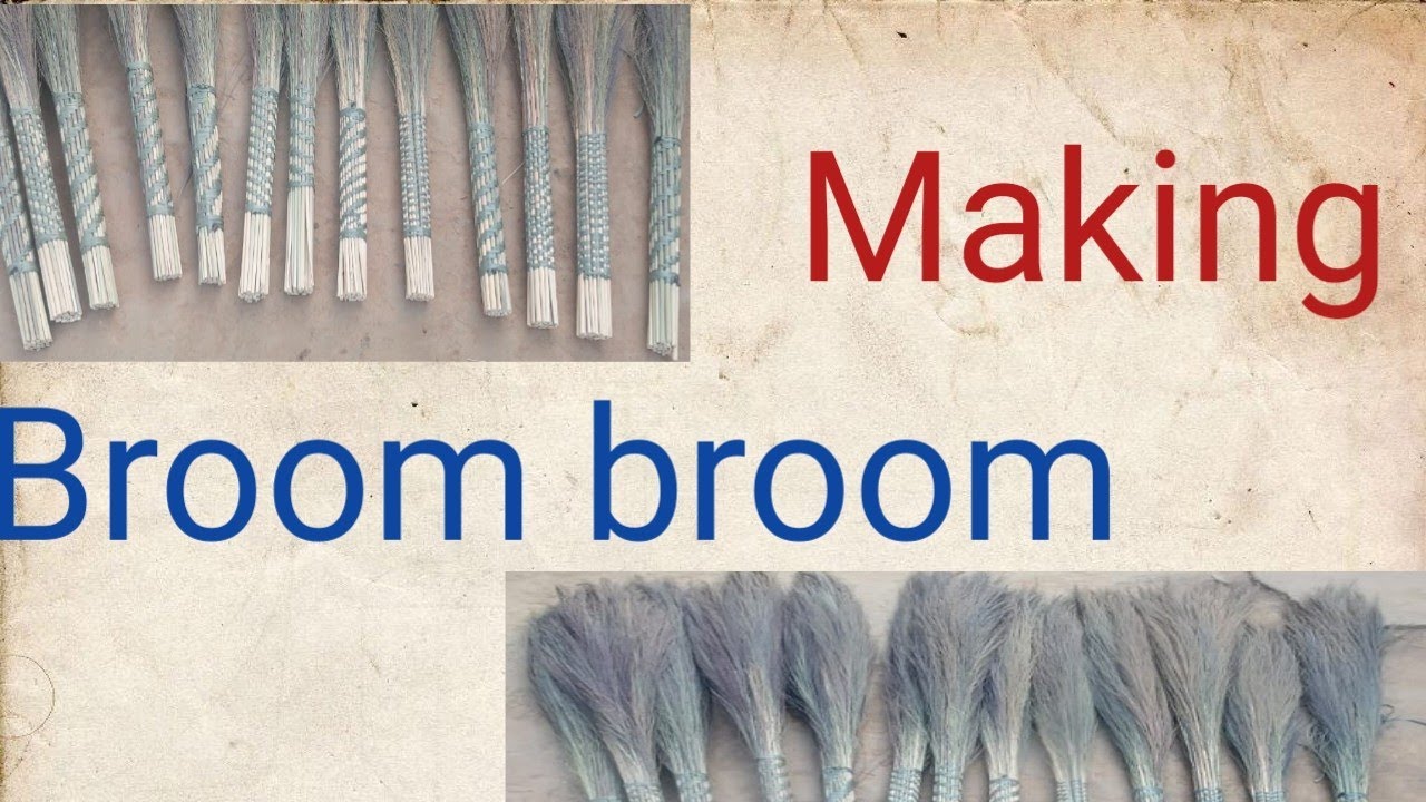 How to make broom - YouTube