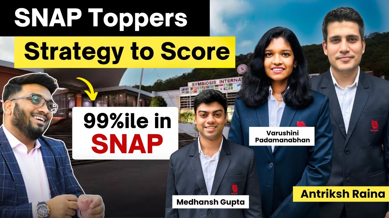 SNAP Toppers Strategy to Score 99%ile in SNAP - YouTube