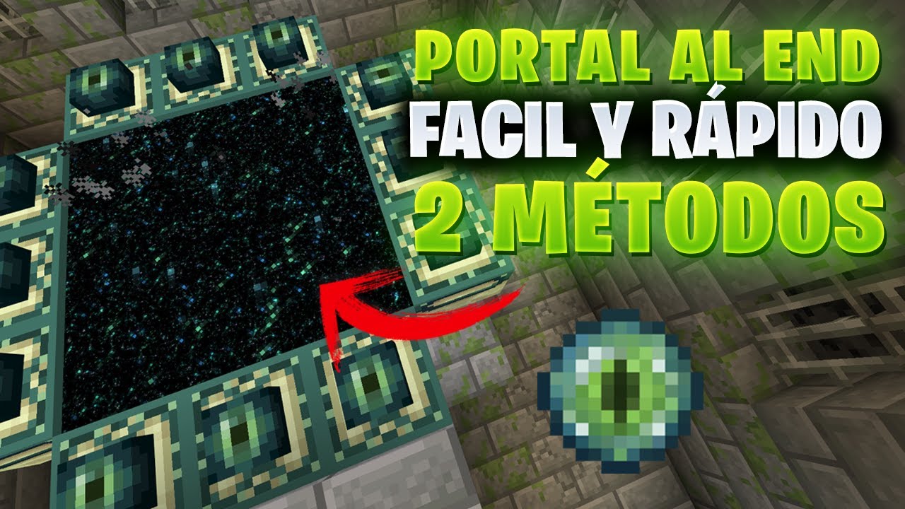 Como ENCONTRAR el PORTAL al END | 2 MÉTODOS FACILES - YouTube