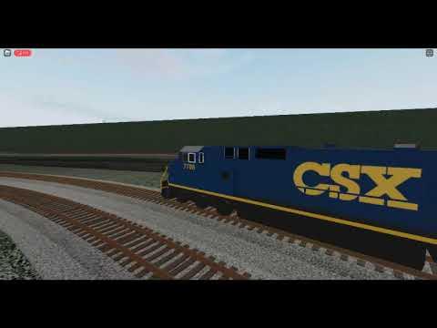 CSX I131 with a YN3 dash 8 leader going around a loop! (TP) - YouTube