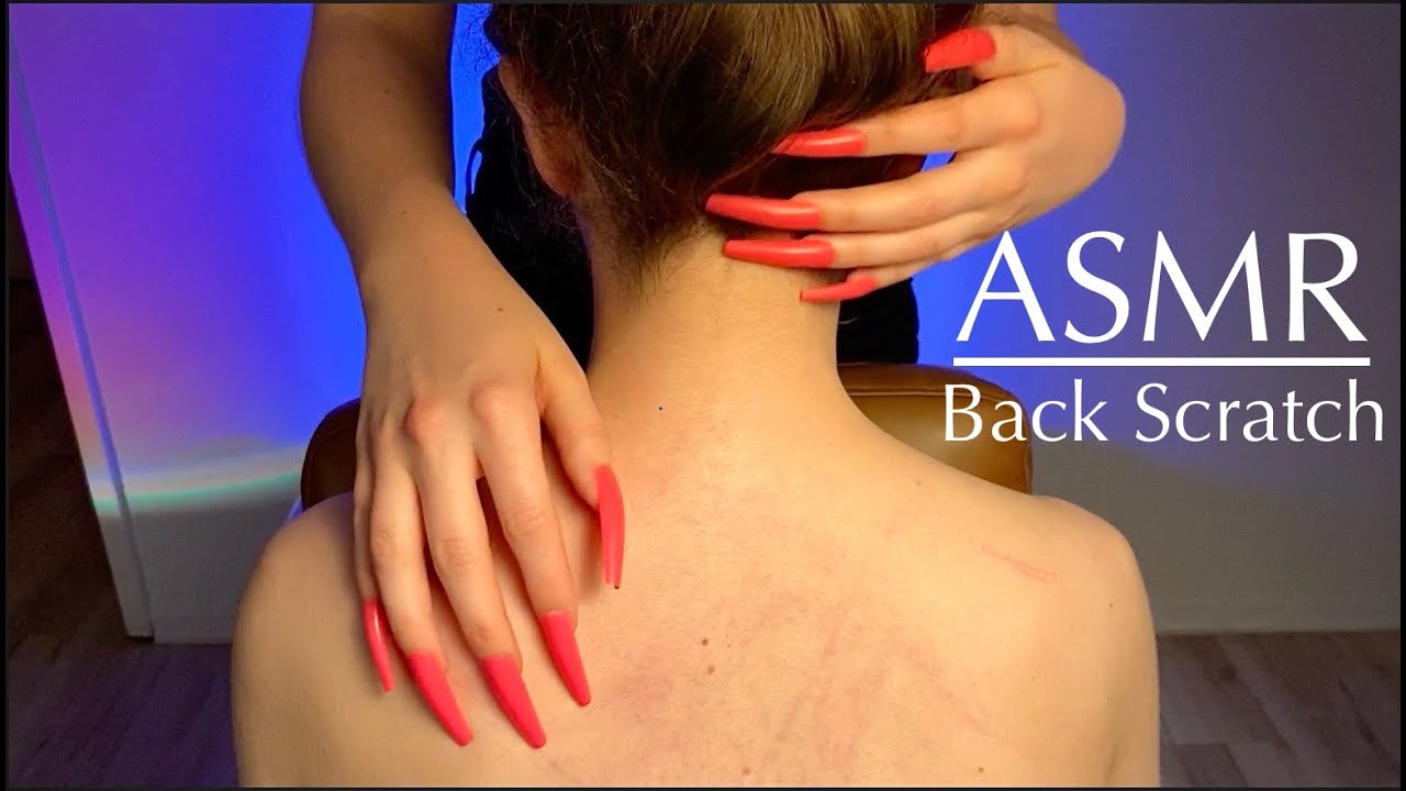 ASMR 🪁 BEST BACK SCRATCHES, NAPE OF NECK HEAD HAIR AND SCALP SCRATCHES ...