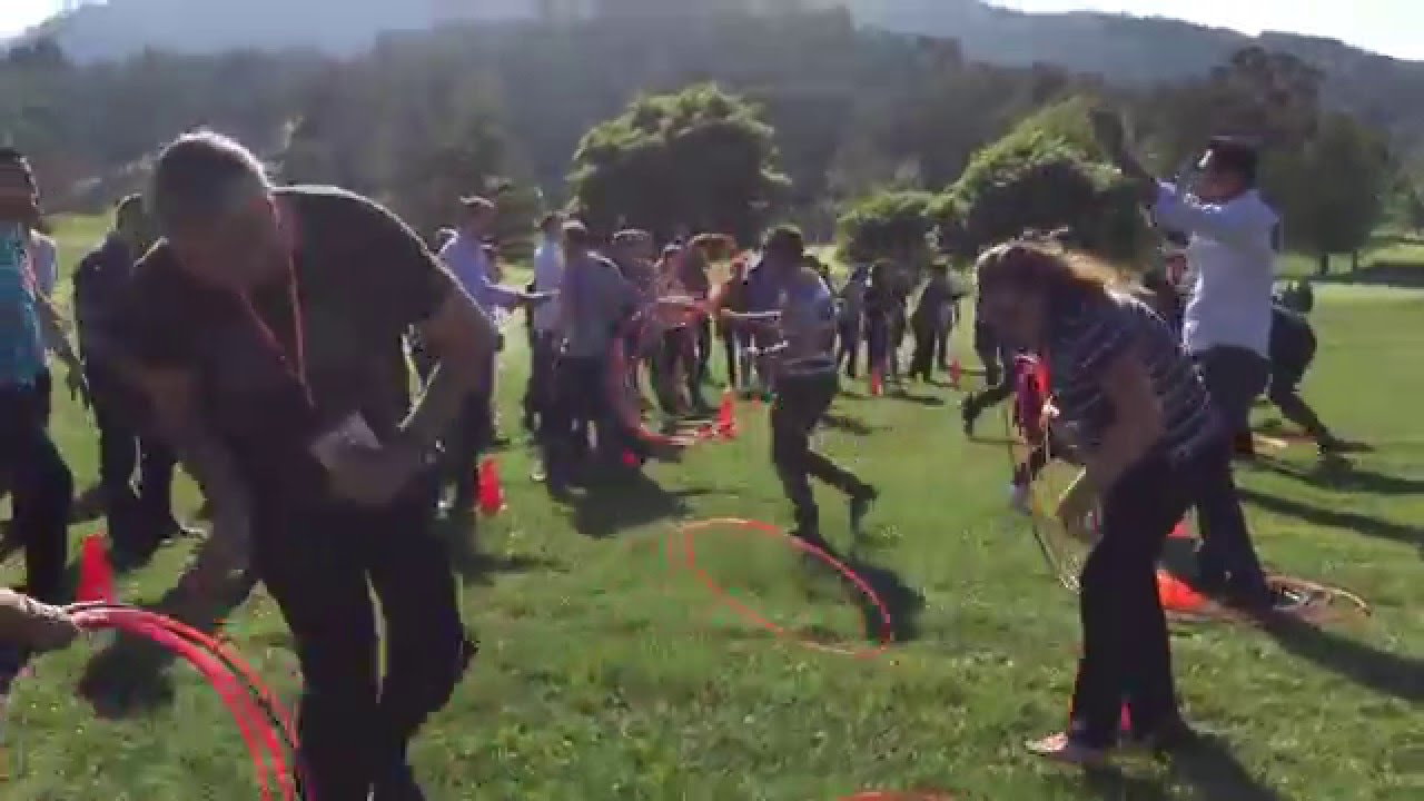 Exciting fun Team building Activities in Sydney with Hula Hoops and ...