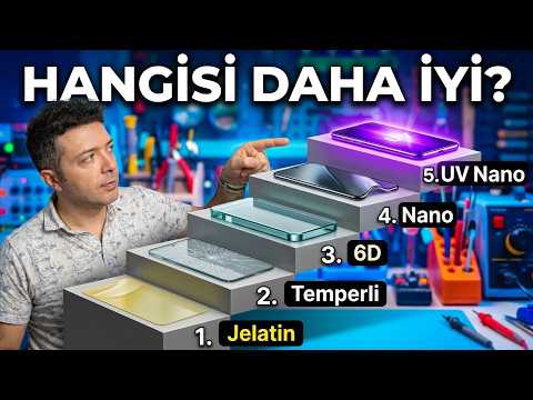 Ekran koruyucu çeşitleri. Hangisi daha iyi koruyor? #ekrankoruyucu #nano #hayalet #jelatin #temperli