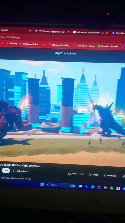 What I See: Vargoth the Stardeath VS Incineros (Normal Base Form) Kaiju Universe roblox - YouTube