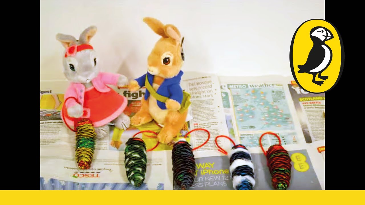 Peter Rabbit | How to Make Lily Bobtail's Pinecone Baubles - YouTube
