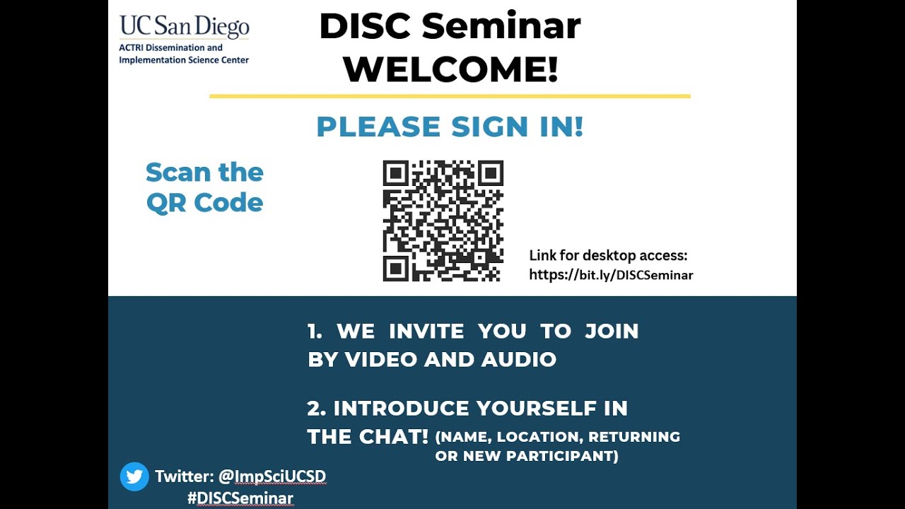 DISC Seminar: April 2023 - YouTube