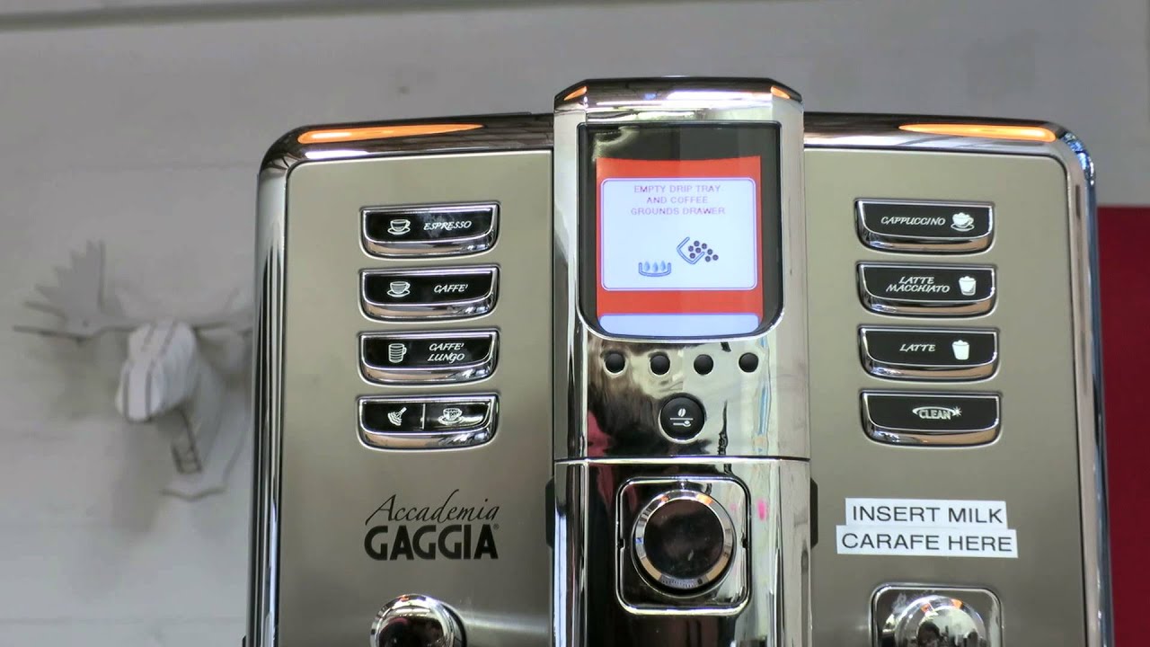 Gaggia Accademia Drag Drawer Sensor Test - YouTube