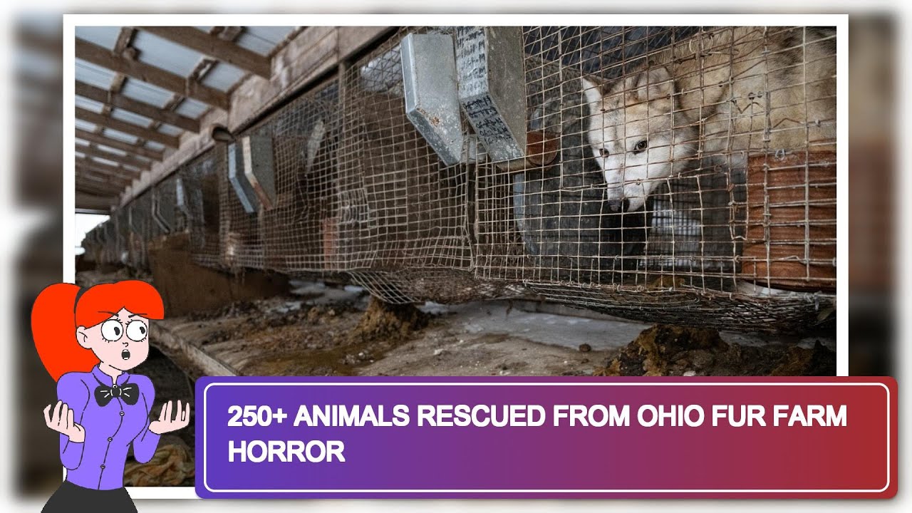 250+ Animals Rescued From Ohio Fur Farm Horror - YouTube