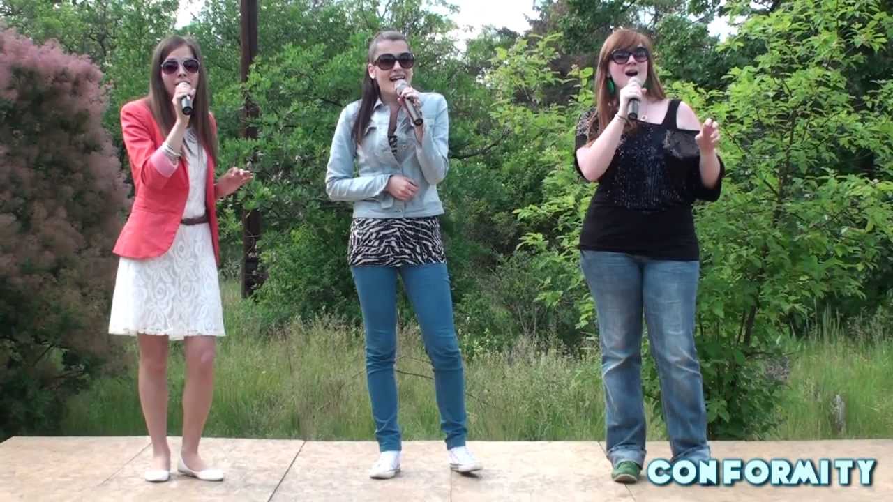 Conformity... girls on stage... - YouTube