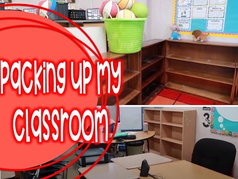 Packing up my Classroom in ONE DAY - YouTube