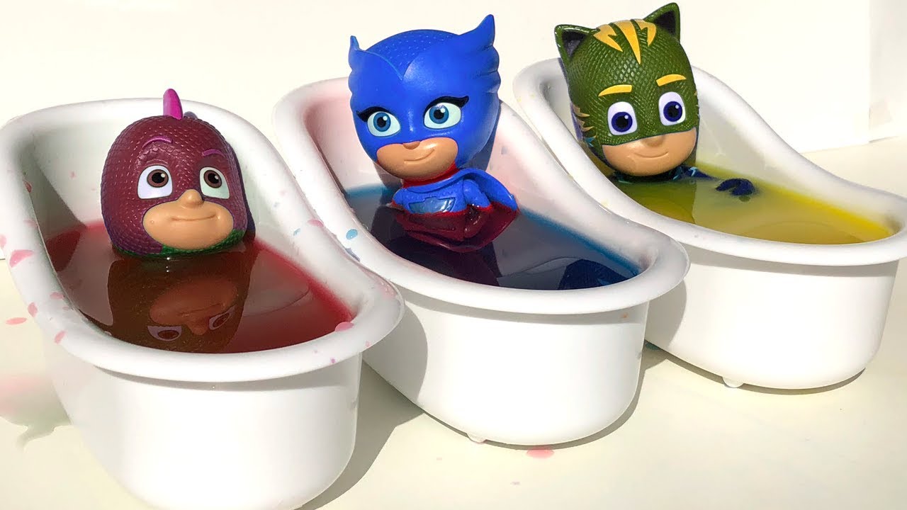 PJ Masks Toys Transform into different Colors! Learn Colors with Finger ...