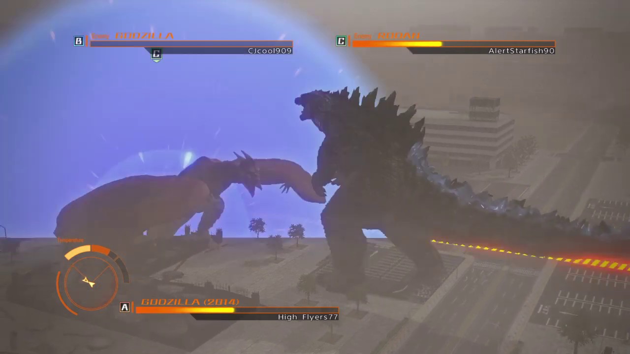 GODZILLA PS4: Godzilla 2014 vs Rodan and Heisei Godzilla - YouTube