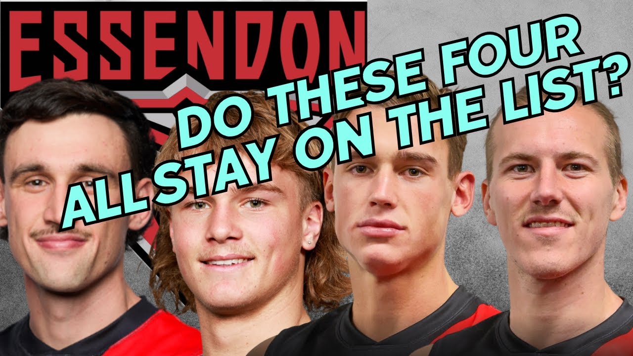 ESSENDON delistings! Can all four MID-SEASON Draftees remain on the ...