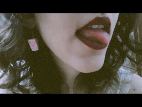 ASMR | Lens licking and tongue sounds 👅💦 - YouTube