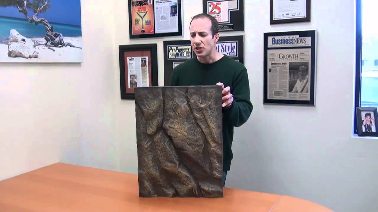 Exo-Terra Rock Terrarium Backgrounds - The Natural Looking Choice - YouTube