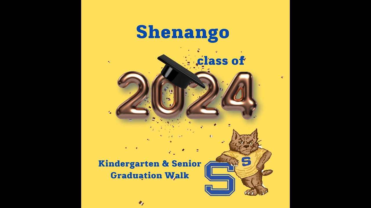 Shenango Elementary K/Senior Graduation Walk 2024 - YouTube