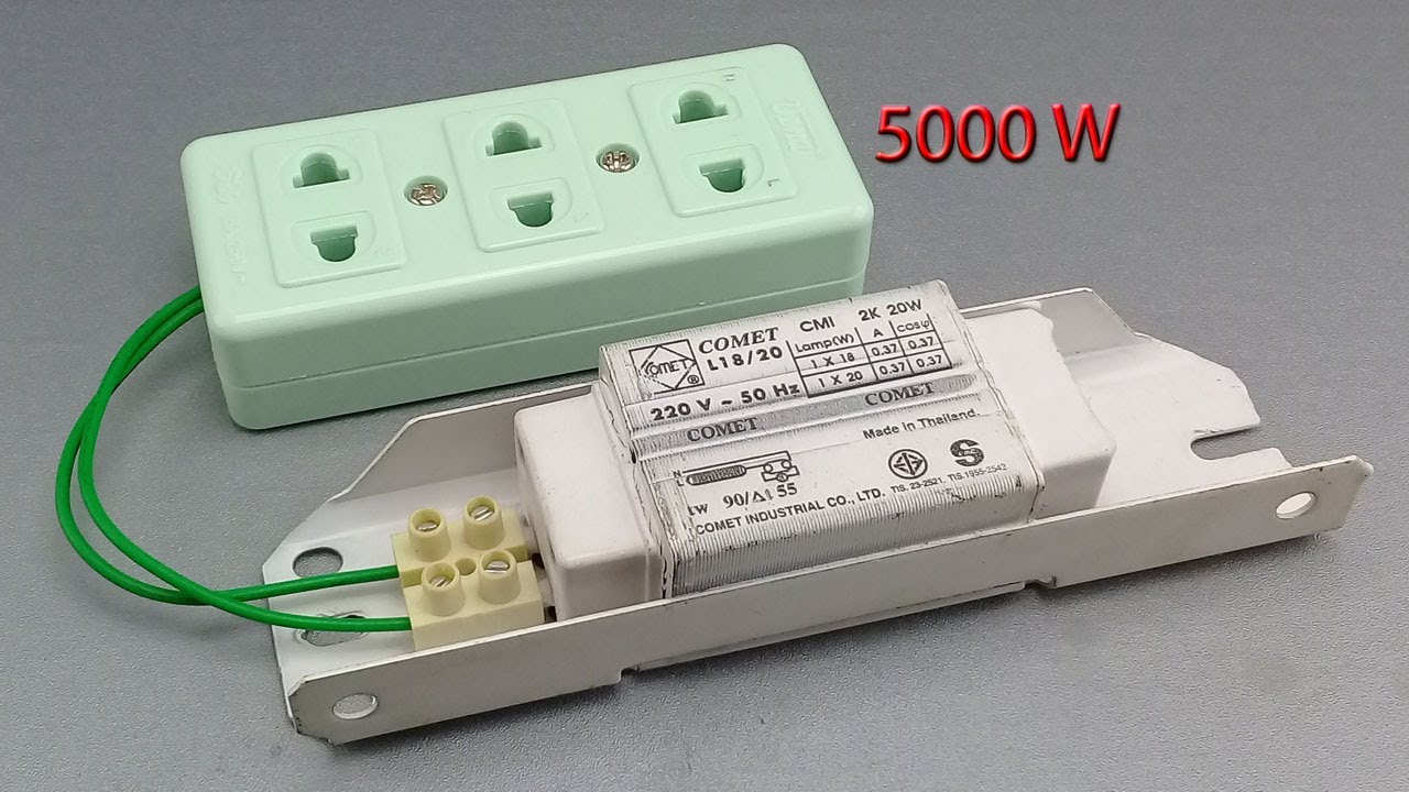 How to make 230V 5000W Free Energy - YouTube