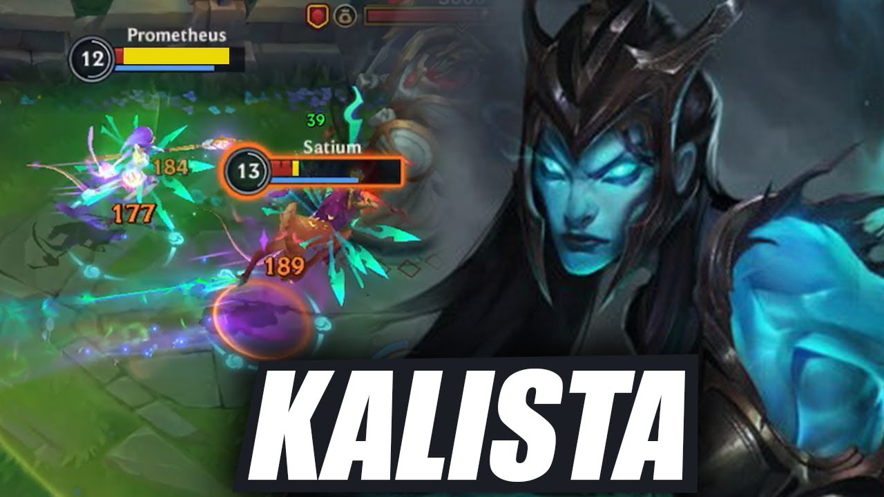 Wild Rift Kalista Gameplay (New Champion) Build & Runes - YouTube