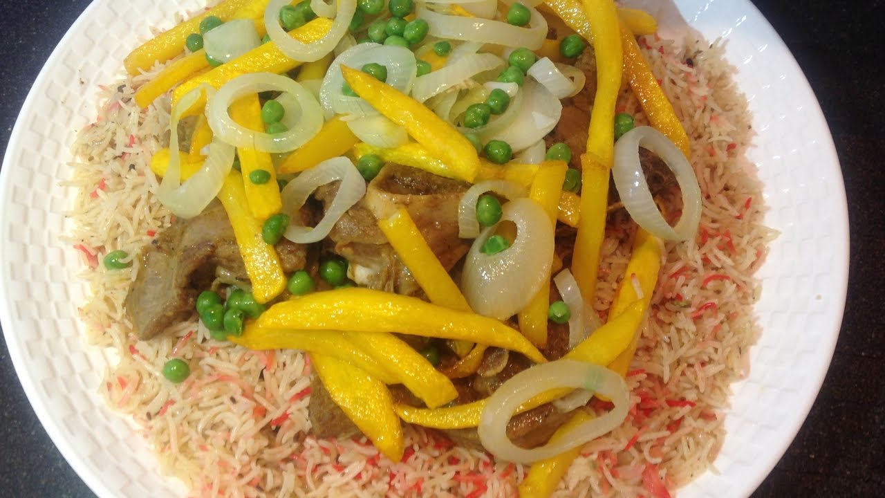 Bariis iyo hilib ari | Qado dhameestiran - YouTube