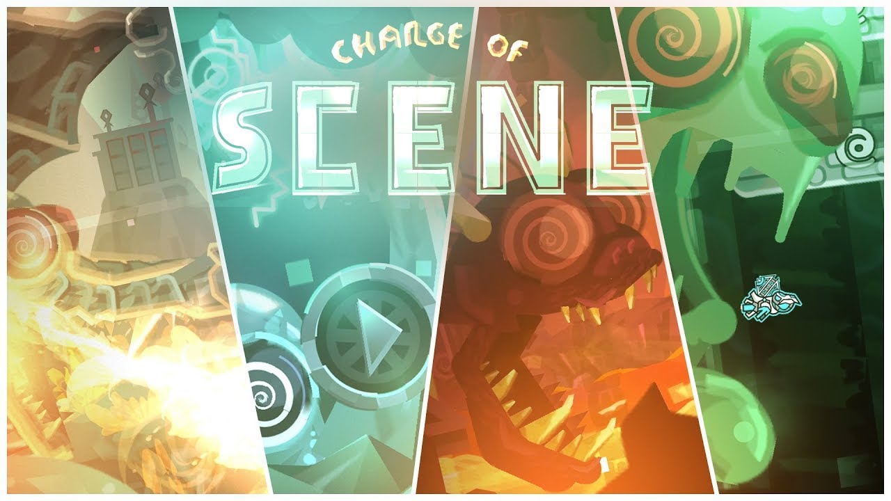 Change of scene - Geometry dash easy demon - YouTube