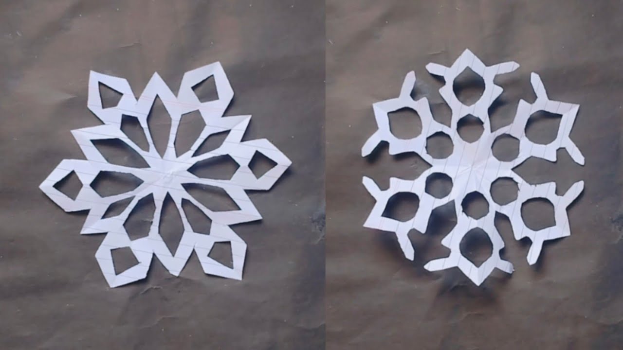 8 amazing paper snowflake ideas easy and beautiful Snowflake Tutorial ...